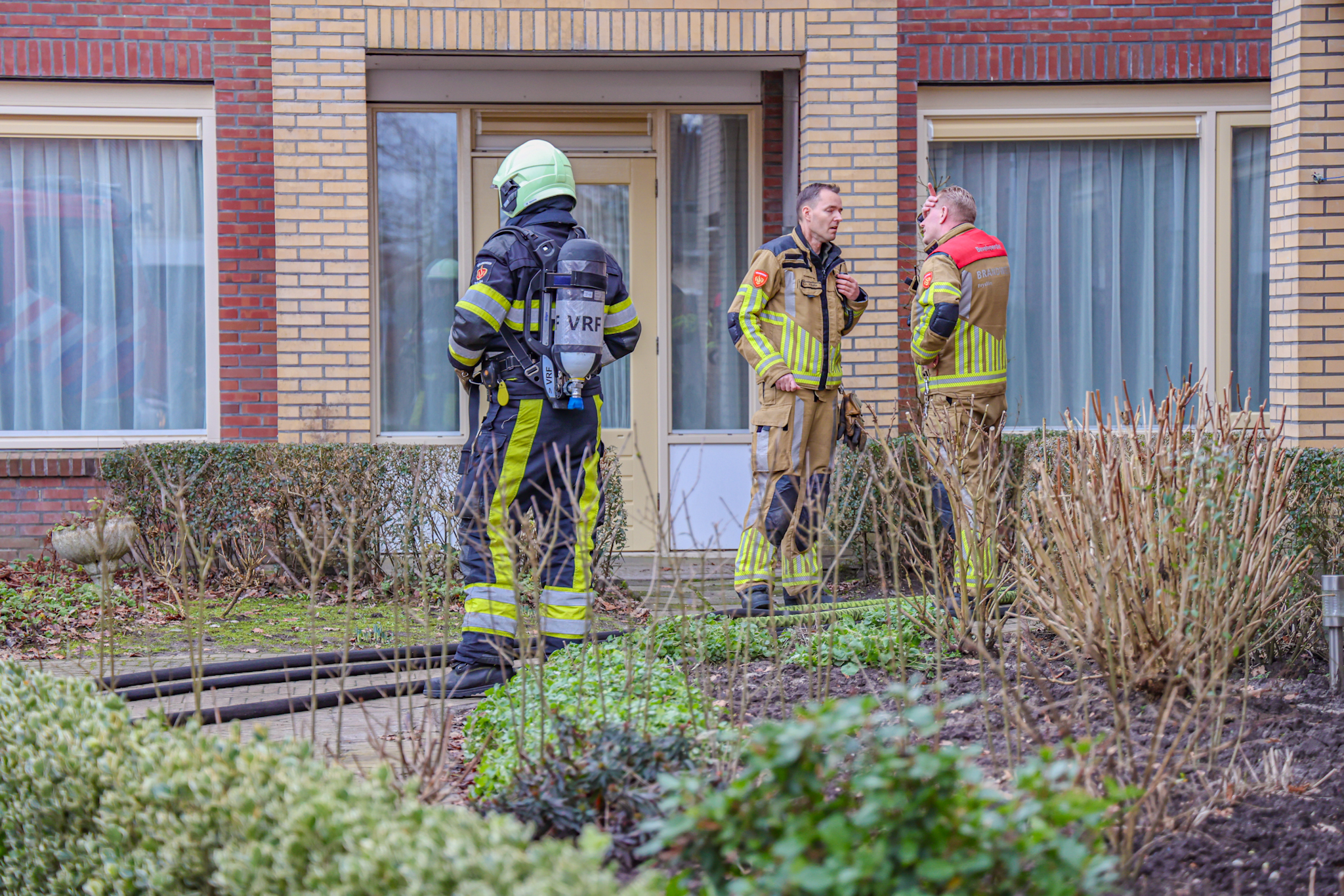 Brandweer in actie voor woningbrand in appartementencomplex- 112 Nof