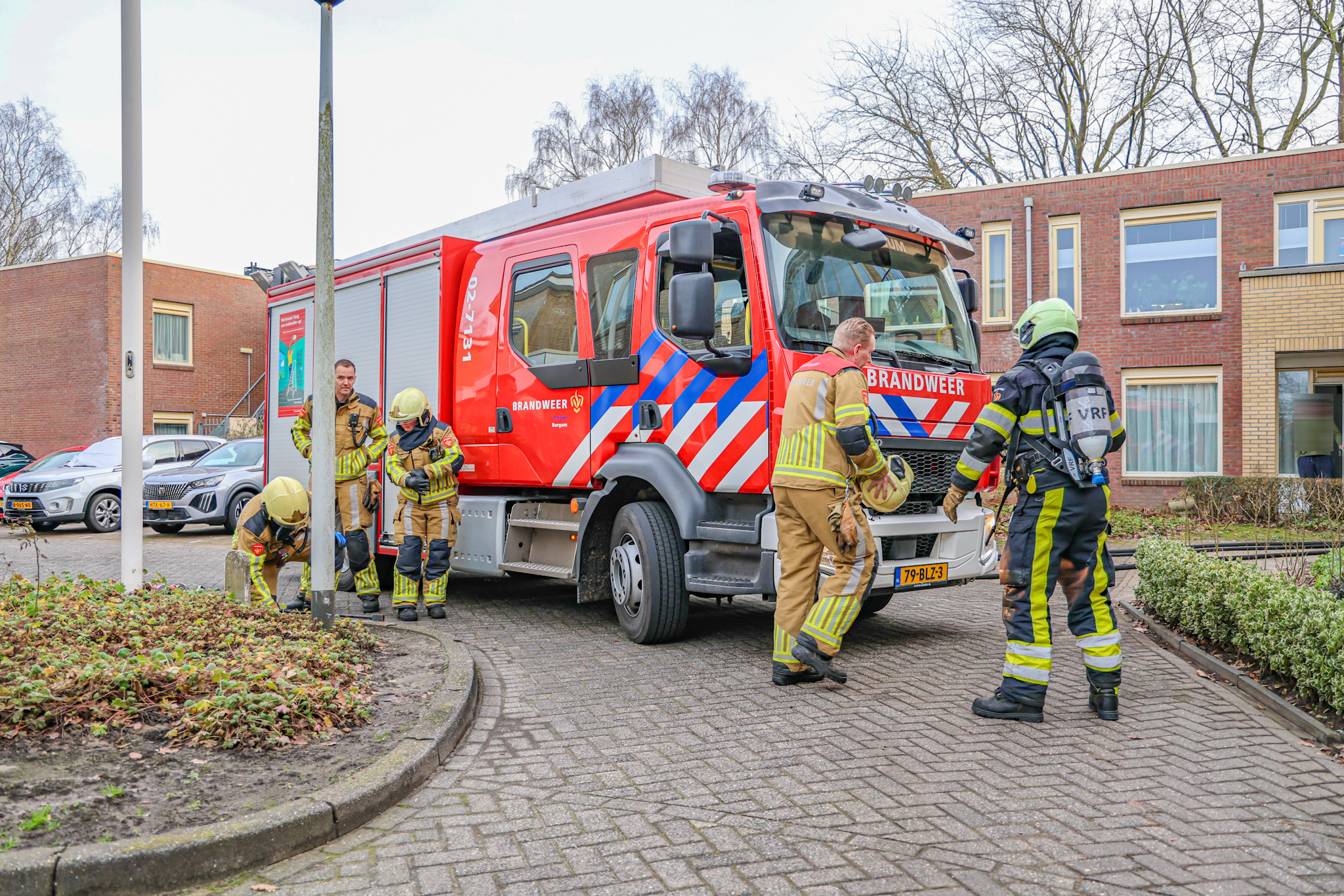 Brandweer in actie voor woningbrand in appartementencomplex- 112 Nof